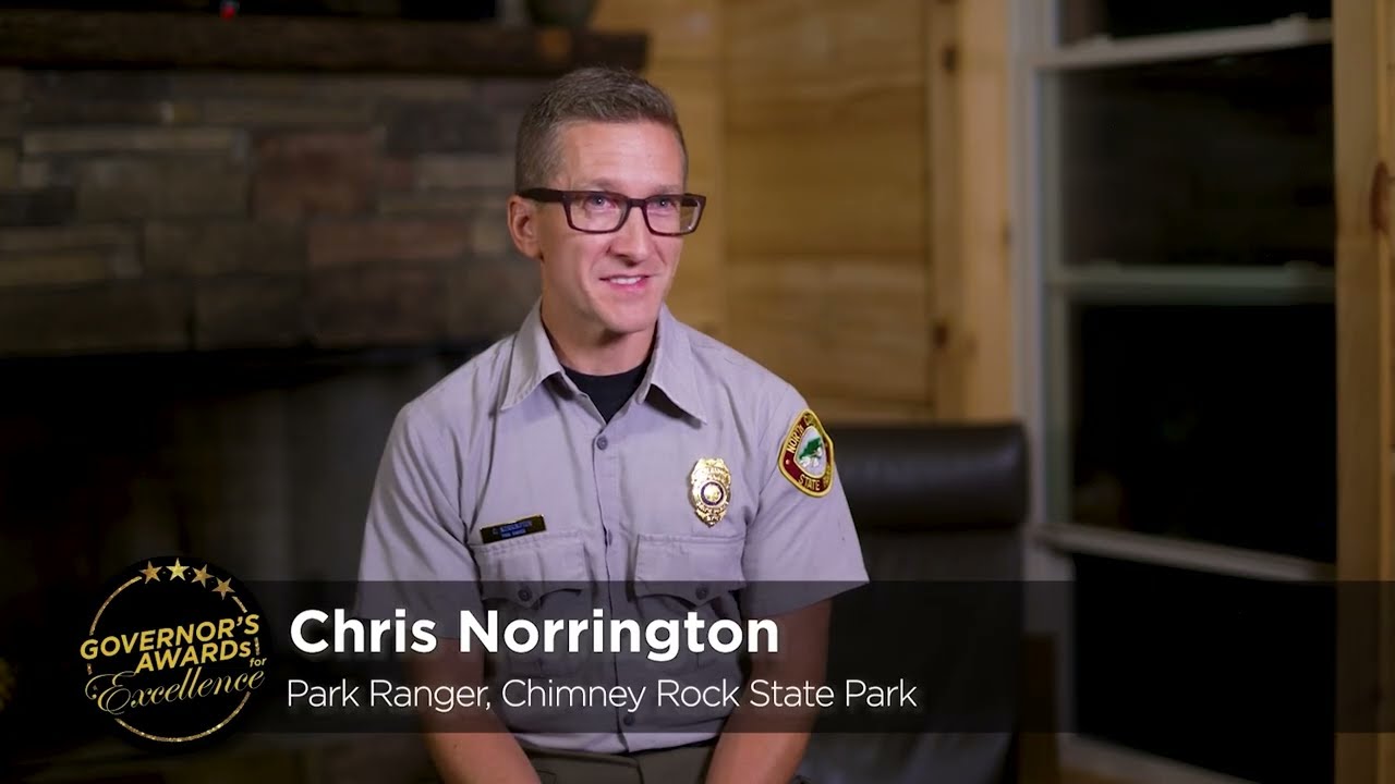 2025 Governor's Award for Excellence Winner: Chris Norrington, Chimney Rock State Park
