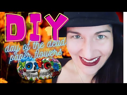 How to Make Day of The Dead Flowers | Ofrenda | Jen Piceno | DIY Altar Flowers | Dia de los Muertos