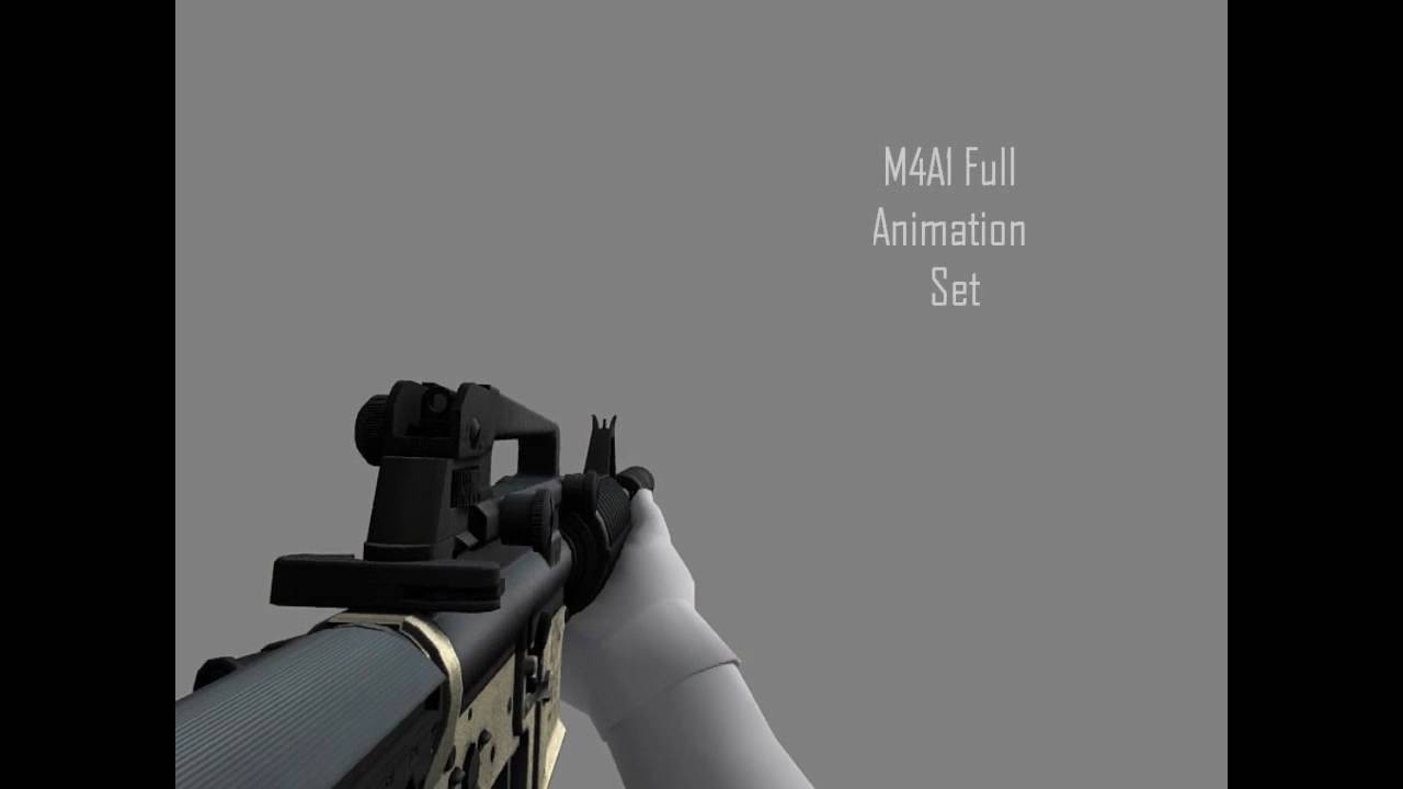 WIP Full Animation Set M4A1 Final