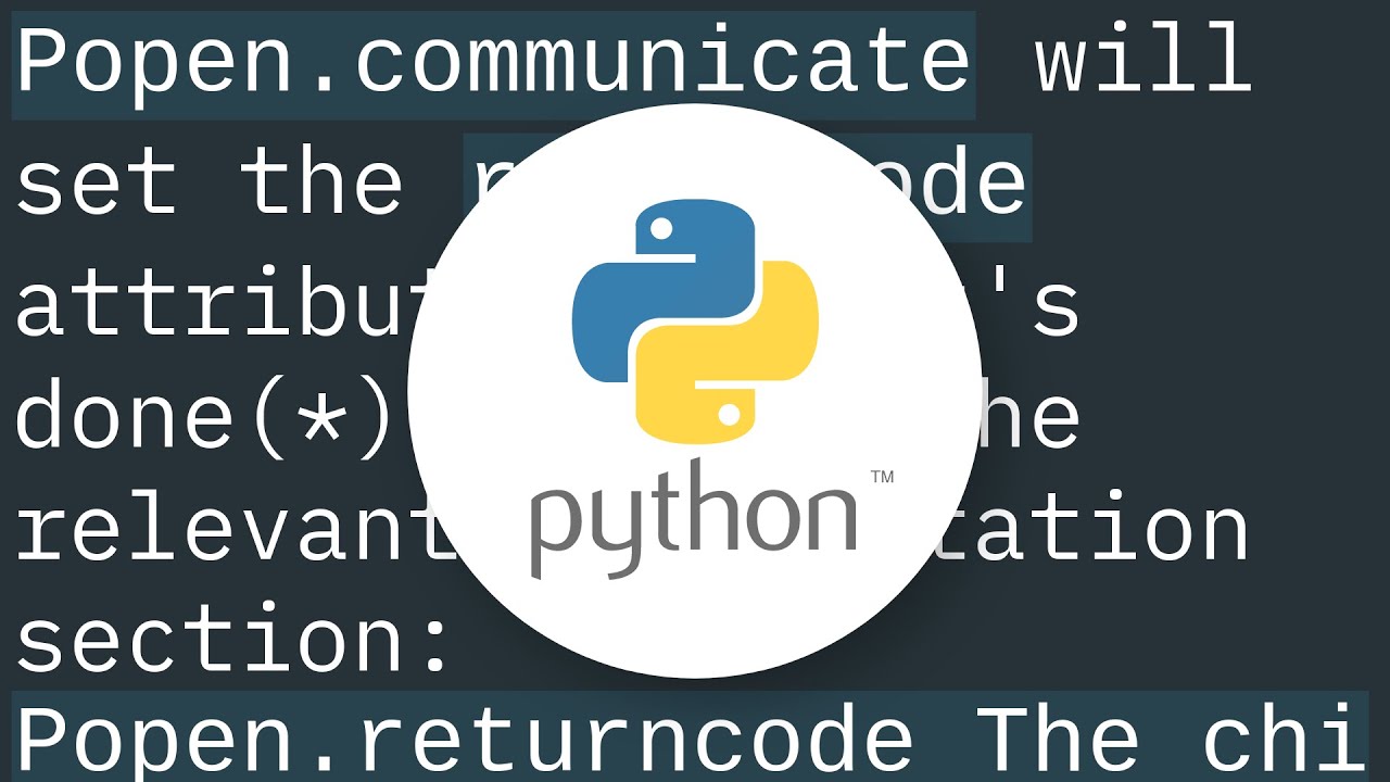 How to get exit code when using Python subprocess communicate method?