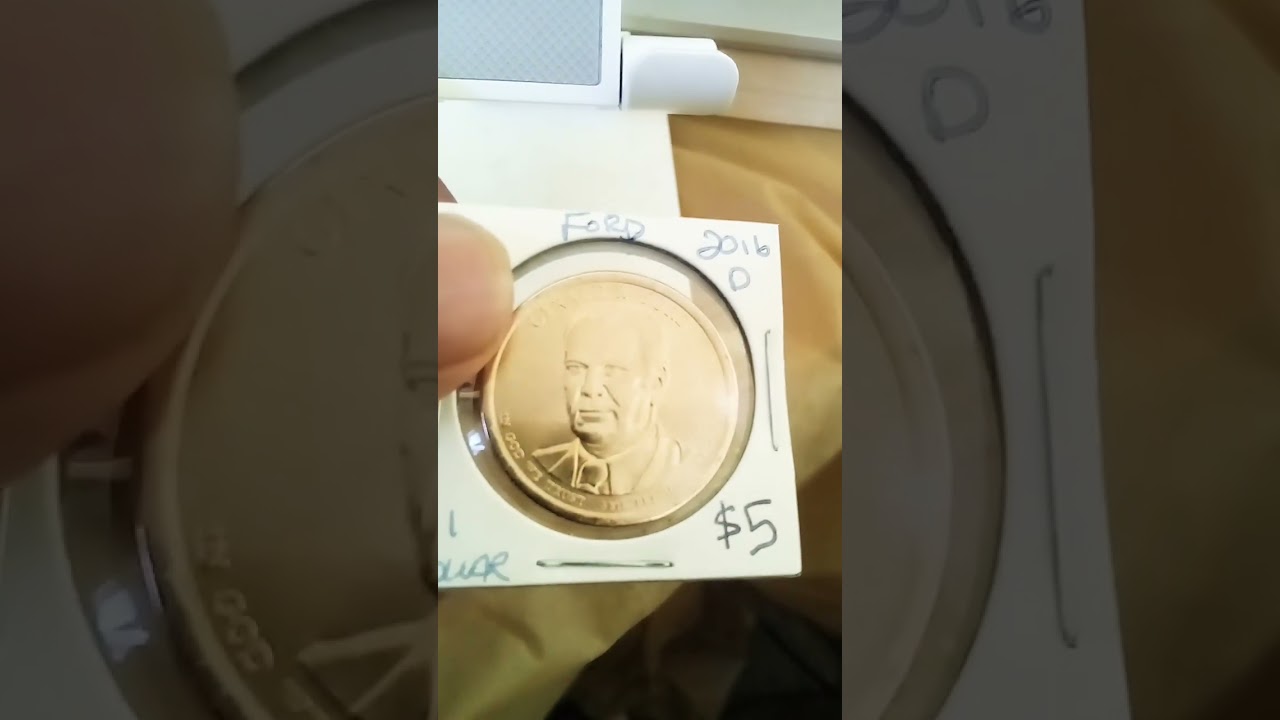 BU GERALD FORD 38TH PRESIDENT 2016 D $1 COIN: $5