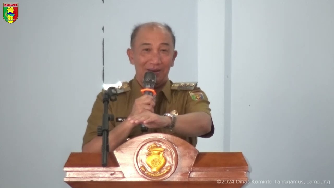 Dr.Ir.Mulyadi Irsan,M.T Membuka Desiminasi II Audit Kasus Stunting Tingkat Tanggamus di Aula Gd IBI