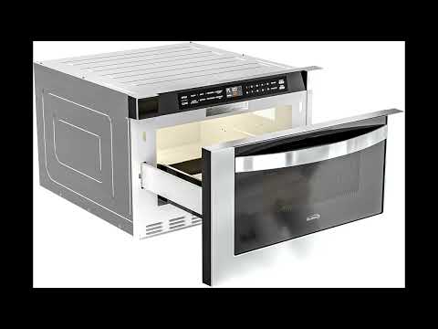 KoolMore KM-MD-1SS 24-Inch Stainless Microwave Drawer Review |1000W Power & 10 Cooking Levels!