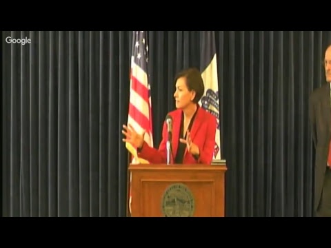 Gov. Reynolds, IID commissioner hold press conference on Iowa's stopgap measure