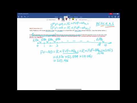 Annuity Example (Ordinary Annuity and Annuity Due)