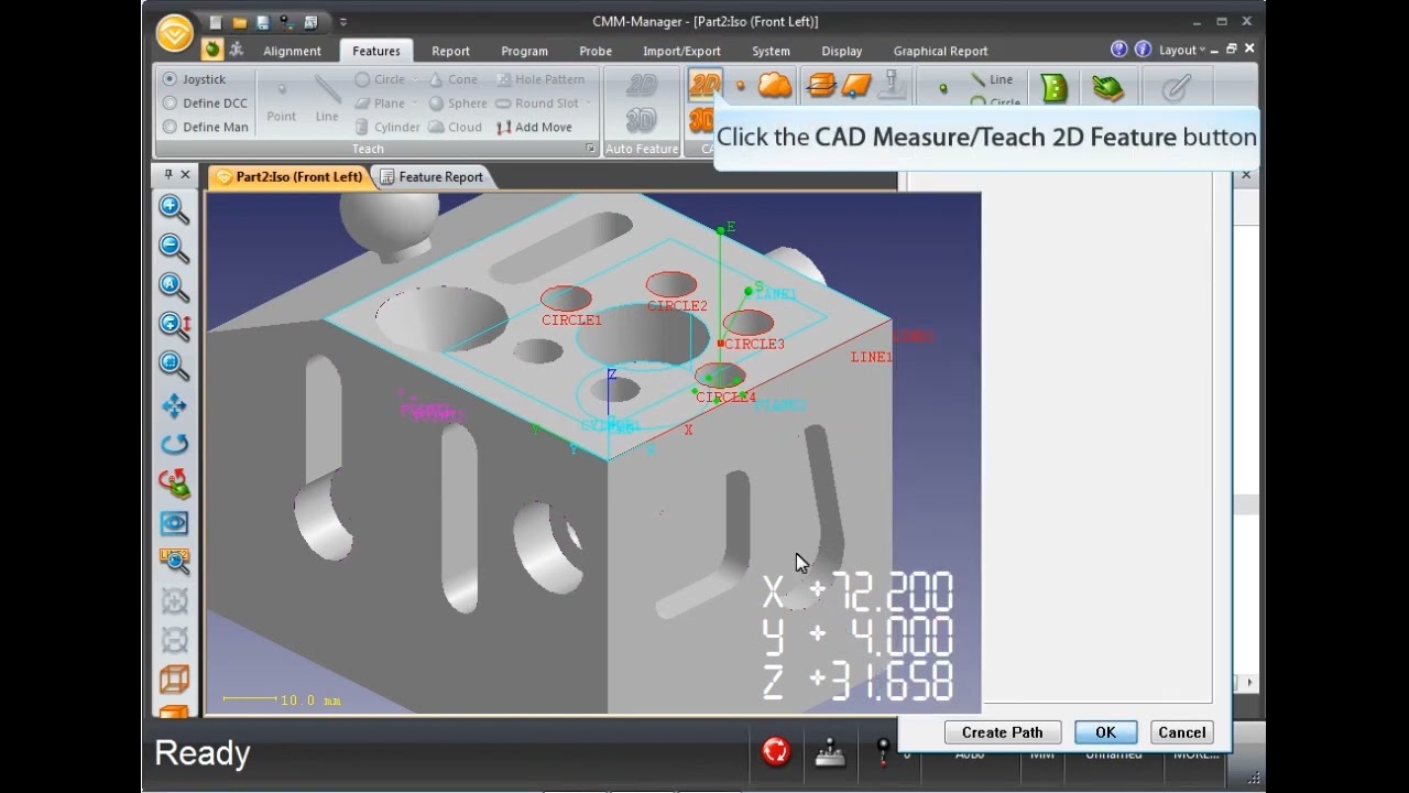 CMM Manager - CADTeach Write a Cad Program