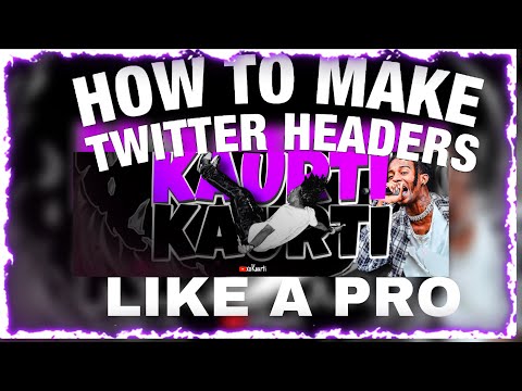 HOW TO EDIT TWITTER HEADERS LIKE A PRO *FOR FREE*!!!