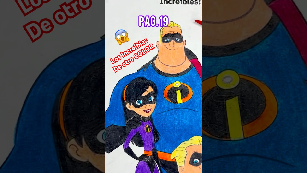 🦸‍♂️PAG.19‼️100 imágenes para colorear Disney Pixar #art #colors #drawing #dibujo #arte #new #wow