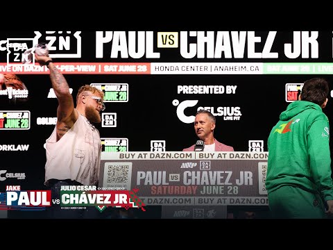 Jake Paul AMBUSHES Chaves Jr. | Jake Paul vs. Julio César Chávez Jr. Press Conference