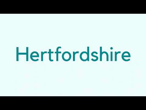 How to pronounce "Hertfordshire" in English?