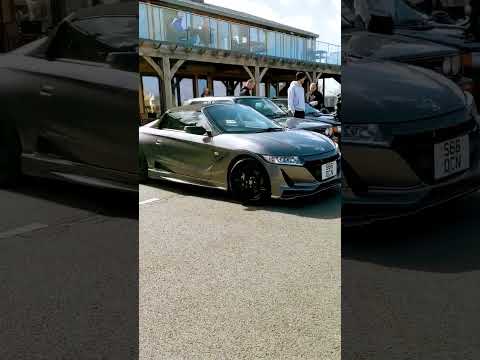 Honda S660 at The Motorist Cars & Coffee. Rare JDM mid engine Kei Car. (The baby NSX)