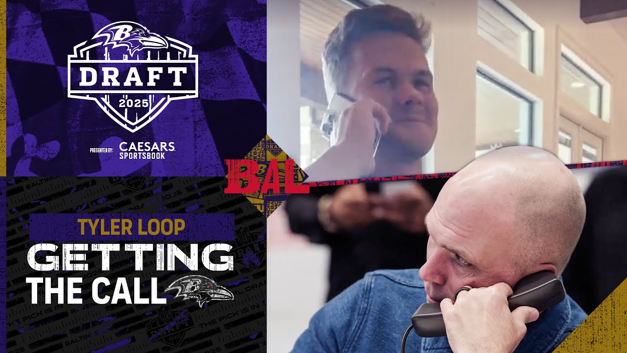 Inside the Ravens' Draft Call to Tyler Loop | Baltimore Ravens