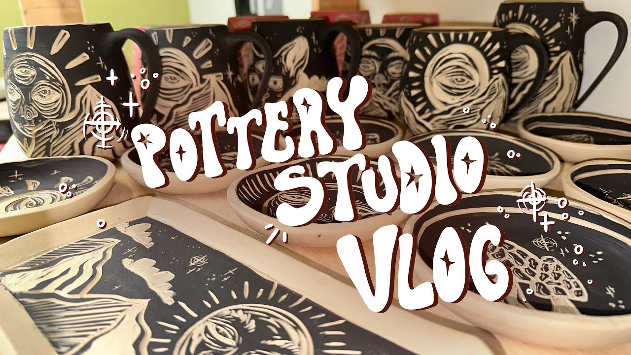 a day in my pottery studio