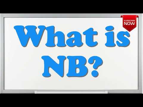 What is the full form of NB?