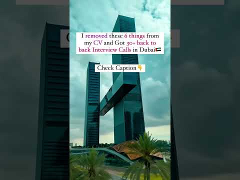 ???? Transform Your CV for Dubai Jobs & Land More Interviews! ????????