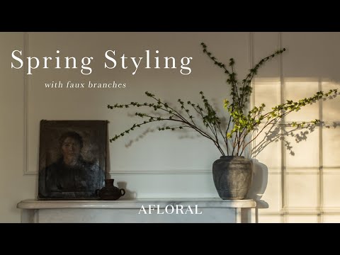 Spring Decorating with Faux Branches at Afloral.com