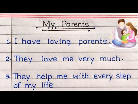 Essay On My Parents In English || 10 Lines On My Parents In English ||
