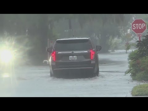 Debby downgraded to tropical storm after slamming Florida coast