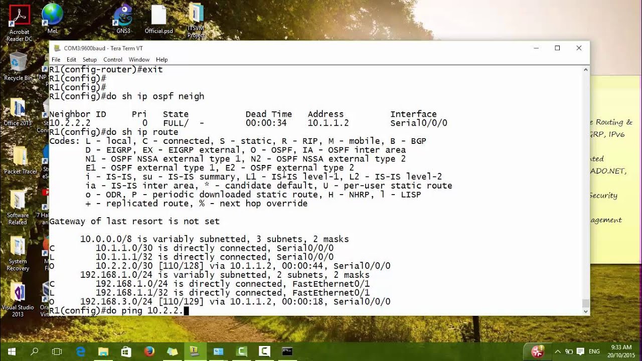 CCNA Security Lab 1 - Securing the Router for Administrative Access