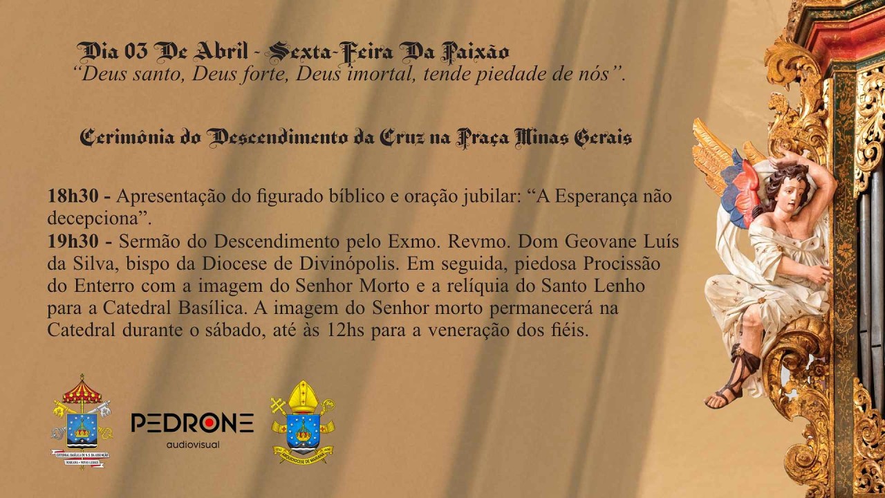 Apresentação do figurado I Sermão do Descendimento da Cruz I Dom Geovane, Bispo de Divinópolis