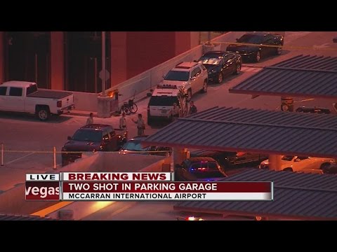 Two shot at McCarran International Airport parking garage