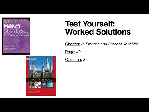 Converting volumetric flow rate to mass flow rate using density (P49, Q2)