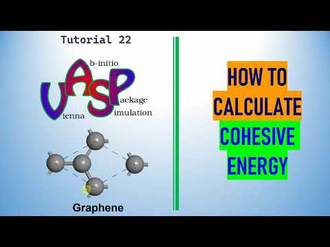 How to Calculate Cohesive Energy of 2D Crystals | Graphene Cohesive Energy Calculation | Graphene
