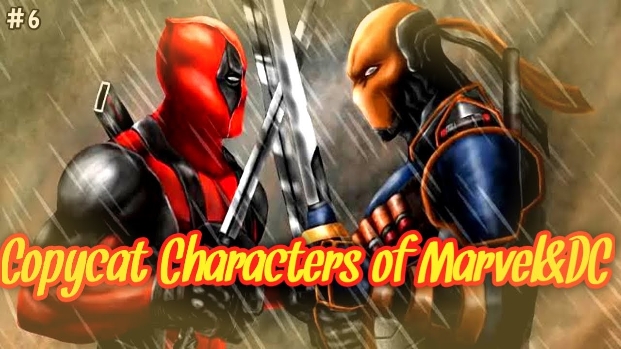Copycat Characters of Marvel and DC [Part-7] #marvel #dc #shorts