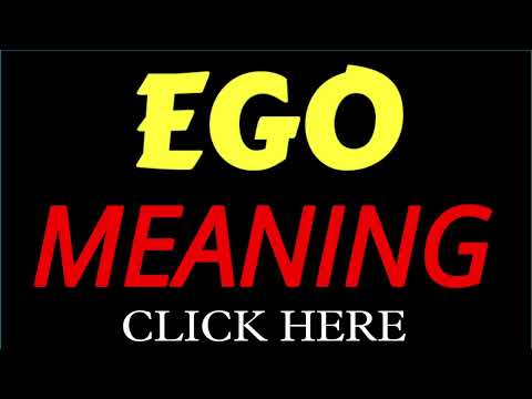 What does the name EGO mean | EGO meaning in english | Meaning of name EGO