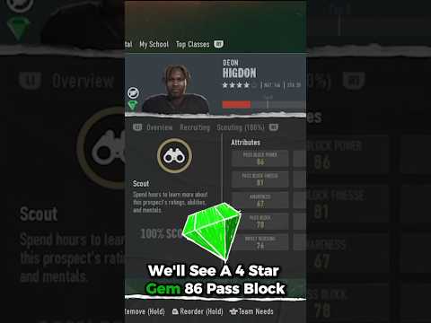 QUICK GEMS and BUSTS tips for college football 25 #fyp #madden25 #cfb #cfb25 #dynasty #recruiting