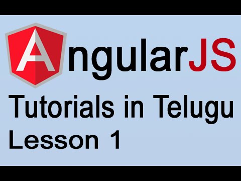 Learn Angular Tutorials in Telugu AngularJS Lesson 1 - Mind Luster