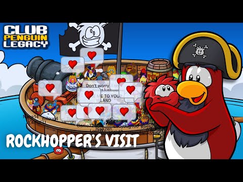 MEETING ROCKHOPPER! 🏴☠️⚓✨ | Club Penguin Legacy