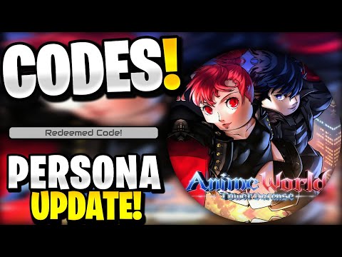 🔥*NEW* All Working PERSONA UPDATE CODES FOR AWTD! ROBLOX ANIME WORLD TOWER DEFENSE CODES