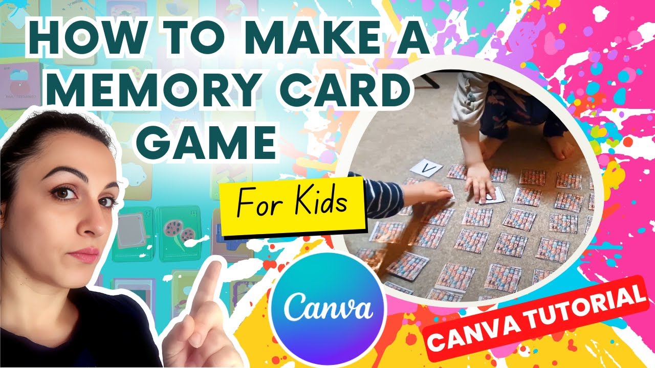 How to create a memory card game for kids on Canva