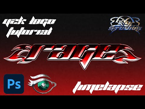 Y2K/CHROME LOGO TIMELAPSE TUTORIAL | Photoshop 2022