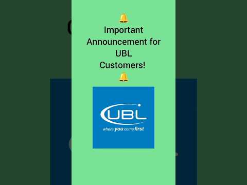 UBL Bank SMS Codes | UBL important announcement #shorts #ublbank #foryou