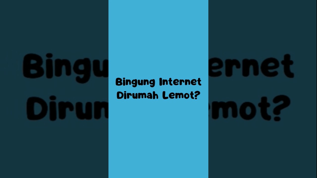 Bingung internet dirumah sering lemot?... Pasang Firstmedia aja