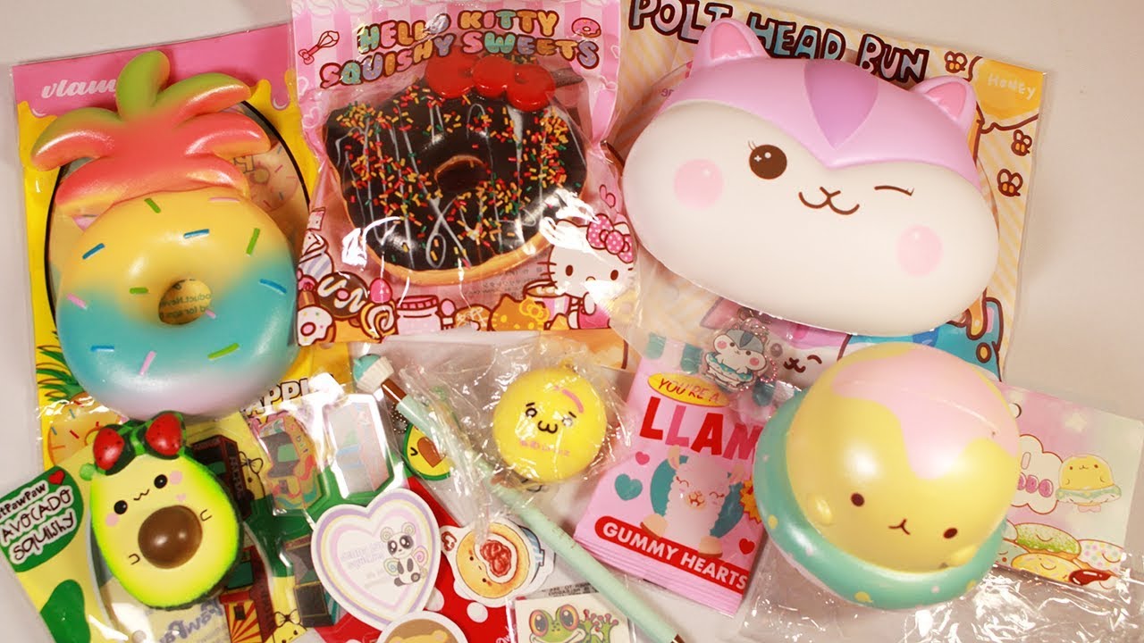 Cute JennaLyn Squishies and Mercari package! | Squishy Package #50