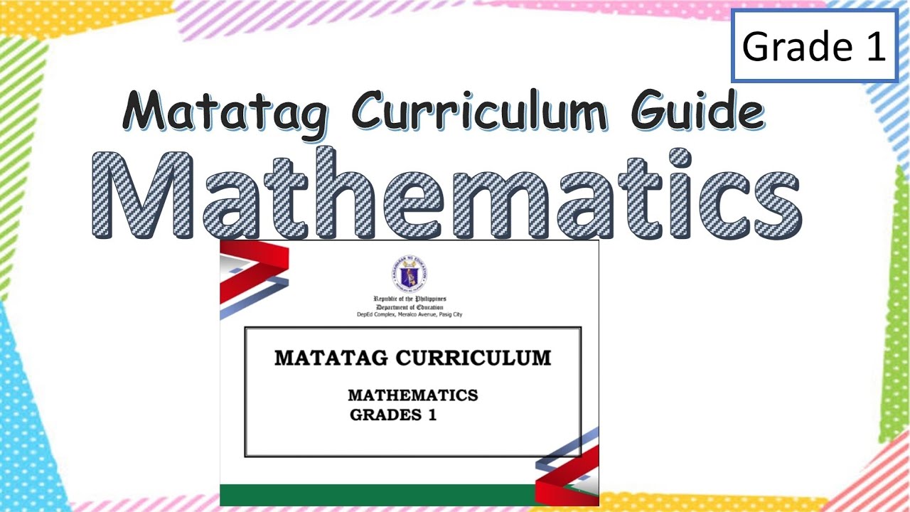 FREE Download! MATATAG CURRICULUM GUIDE in Mathematics 1