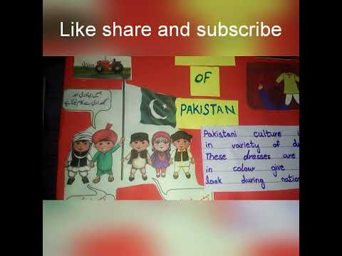 HAppy culture day/Idea to make banner style/ culture of pakistan