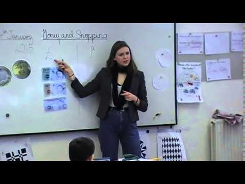 Initiation à la monnaie anglaise - part 1 - école La source - CM2