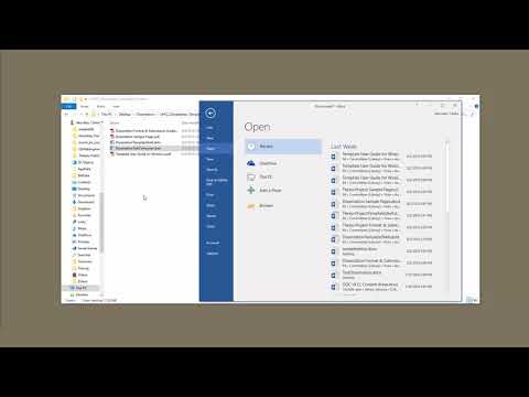 2. Working with the Templates & Understanding DOTX/DOCX files