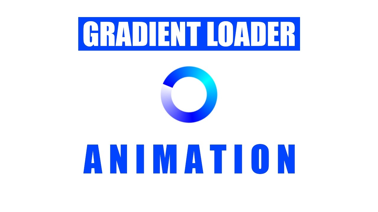 Spinning Gradient Loader using HTML CSS | CSS Loading Animation Tutorial
