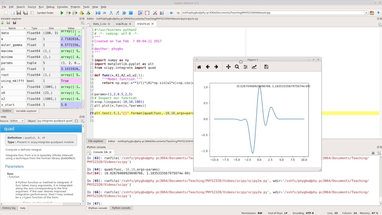 Computing 2   Scipy 3