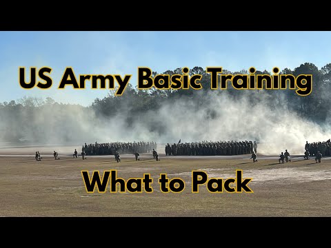 US Army Basic Training 2025/2026 - What to Bring