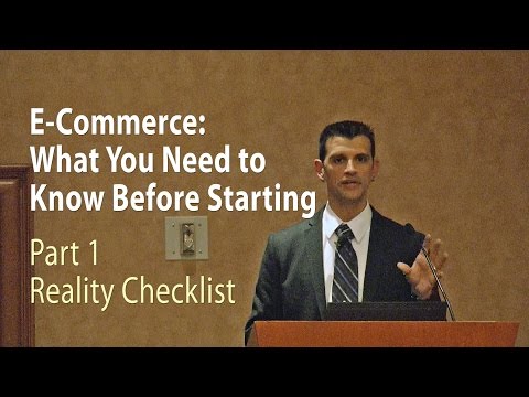 E-Commerce: Reality Checklist Before Starting