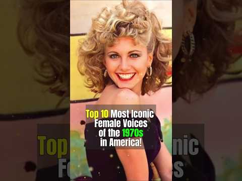 Top 10 Most Iconic Female Voices of the 1970s in America! #shorts
