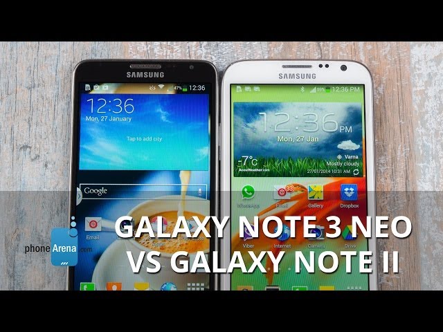 Samsung Galaxy Note 3 Neo vs Note II: first look - PhoneArena
