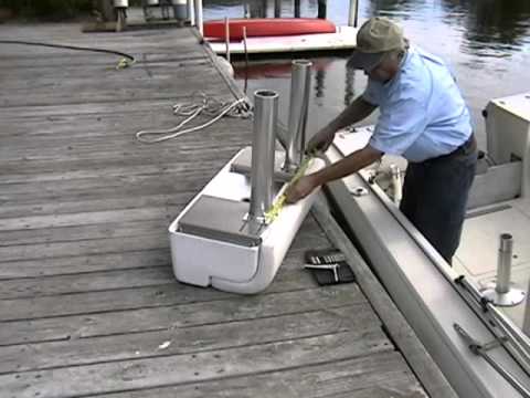 Todd 2200-50SA Universal Leaning Post - TackleDirectpedestals.