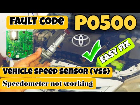 P0500 Vehicle speed sensor (vss) easy fix.